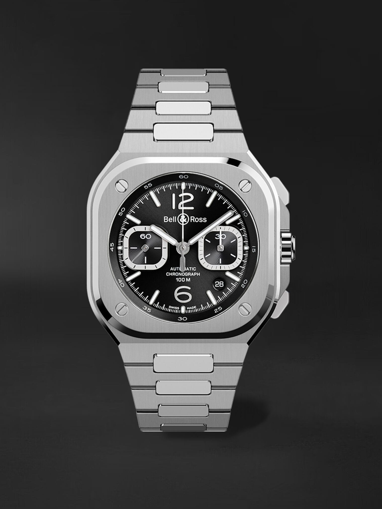 Bell & Ross Urban Chrono Black Steel | BR05C-BLC-ST-SST